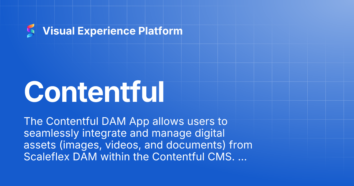 Contentful | Visual Experience Platform