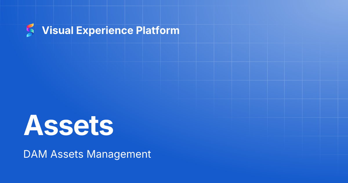 Assets | Visual Experience Platform